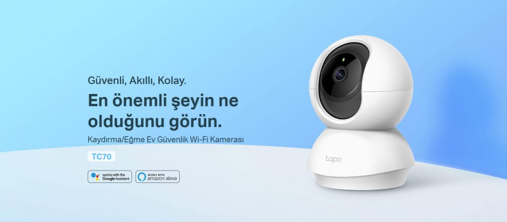 Tp-Link TC70 Pan/Tilt Home Security Wi-Fi Camera - Özden Elektronik ...